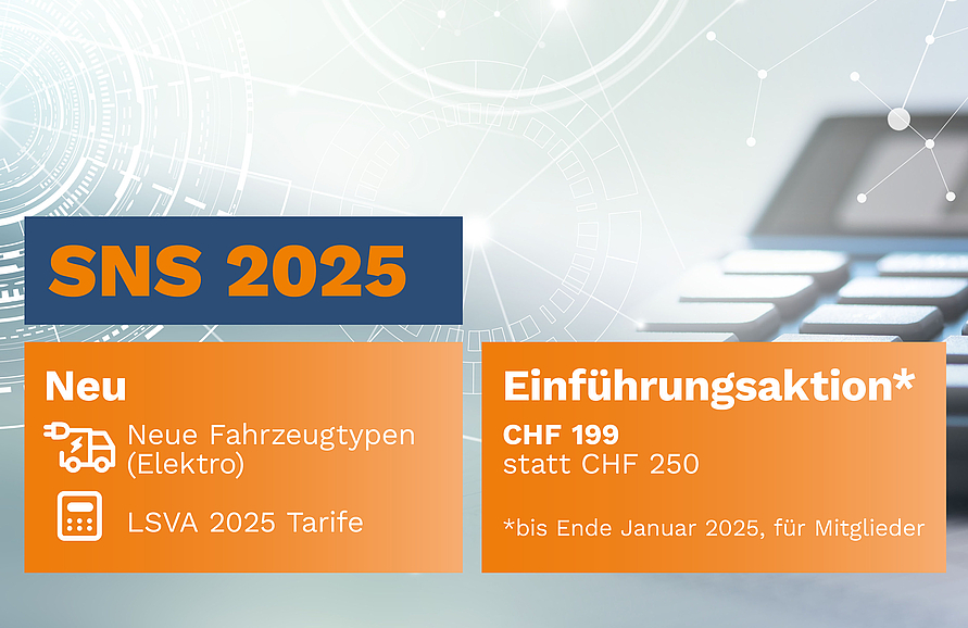 Selbstkosten für Nutzfahrzeuge im Strassentransport SNS 2025 | ASTAG